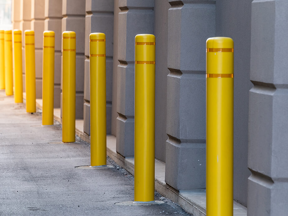 Commercial Bollards | Bowden Fence - Columbus Ohio